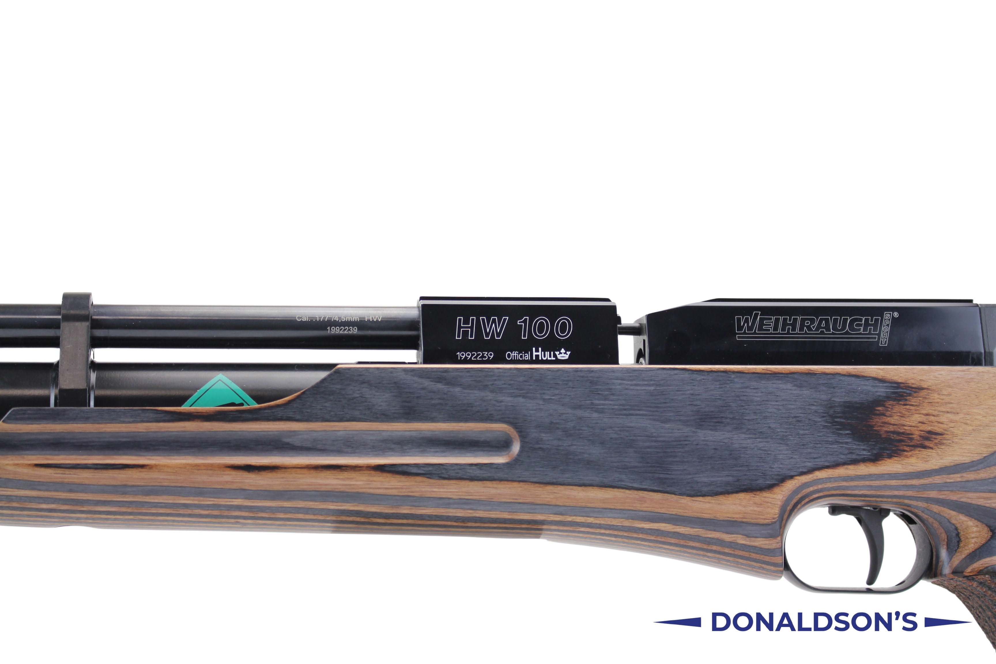 .177 Weihrauch HW 100 KT Laminate Adjustable Air Rifle - New