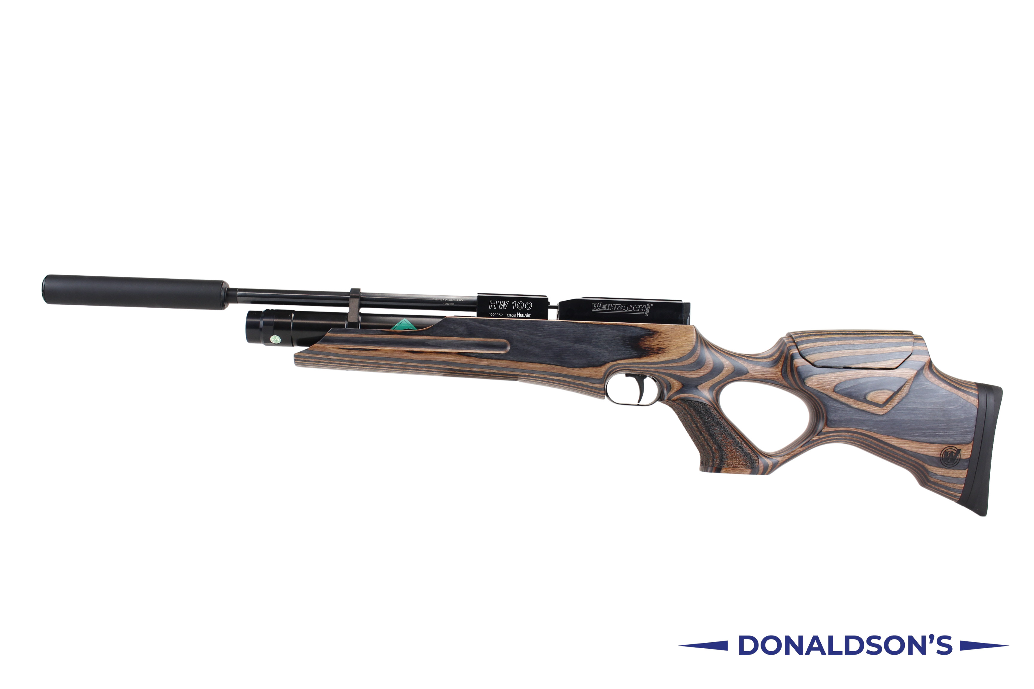 .177 Weihrauch HW 100 KT Laminate Adjustable Air Rifle - New